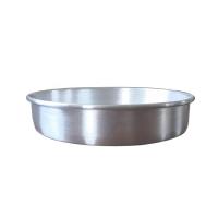 China 7x2 Inch Aluminum Round Cake Pan Straight Side Solid Bottom Fixed Base Baking Pan for sale