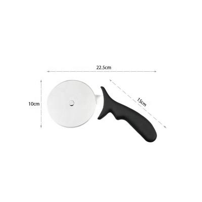 Cina 10cm in acciaio inossidabile 430 Pizza Wheel Cutter Con Pp Maniglia Rotonda Cutter di plastica Server in vendita
