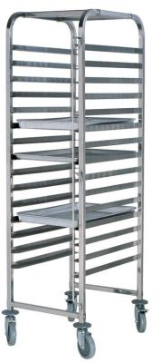Cina RK Bakeware China-Z Frame Nesting Acciaio inossidabile Camionetto da forno doppio Rack per panetterie all'ingrosso in vendita