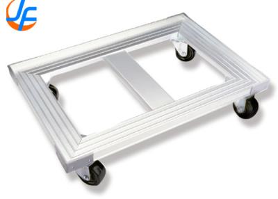 Cina RK Bakeware China-Z Frame Nesting Acciaio inossidabile Camionetto da forno doppio Rack per panetterie all'ingrosso in vendita
