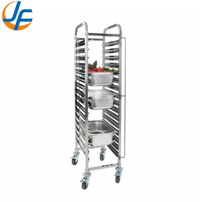 China Rk Bakeware China-Z Frame 20 Pan End Load roestvrij staal nesting trolley Bun plaat Pan Rack - Samengesteld Te koop