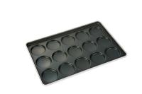 China PFA Non-Stick Burger Bun Pan 600x400mm Aluminized Steel Baking Tray for sale