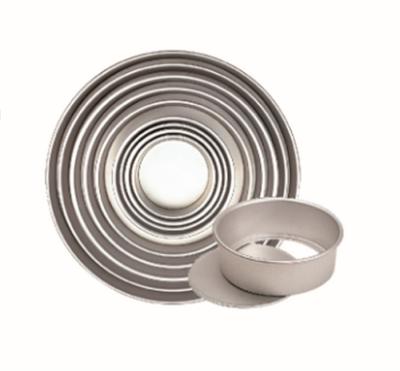 China Do bolo do alumínio 254x248x80mm do círculo bandeja de cozimento da vara não à venda