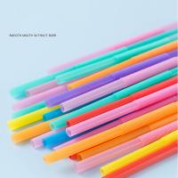 China Stretchable Straw Colored And Bendable Beverage Straw for sale