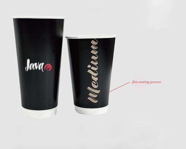 Quality Hollow Cup Insulated And Thickened Double-layer Hot Drink Paper Cups for sale