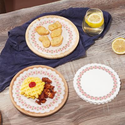 Quality Disposable Non Stick Oil Absorbing Tray Liner Paper for sale