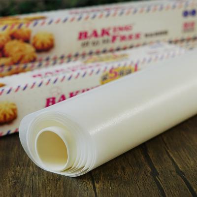 Quality High Temperature Resistant Oven Double-sided Baking Oil Resistant Silicone Paper for sale