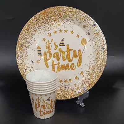 China Paper Plates and Paper Cup for Party for sale