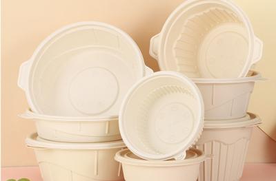 Quality Corn Starch Based Biodegradable pPackaging Bowls With Lid for sale
