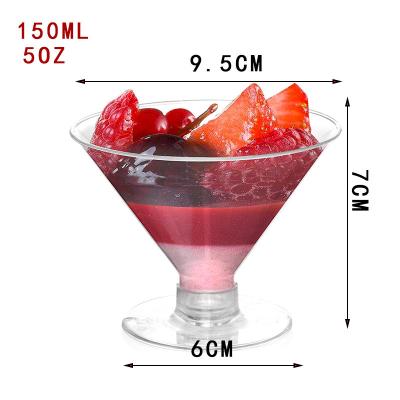 China Disposable Pudding Cup Ice Cream Custard Dessert Cup for sale