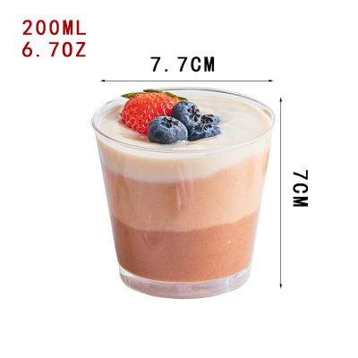 China Hot Sale Disposable Ice Cream Dessert Cups with Lid for sale