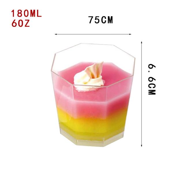 Quality Disposable Dessert Pudding Cup With Spoon for sale