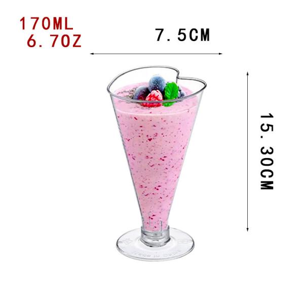 Quality Disposable Dessert Pudding Cup With Spoon for sale
