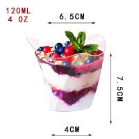 Quality Disposable Dessert Pudding Cup With Spoon for sale