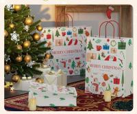 Quality Customized Christmas Gift Bag With Kraft Paper Bag Printed Logo for sale