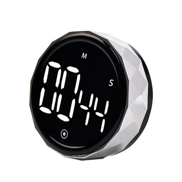 Quality Electronic Rotating Timer Magnetic Circular Kitchen Alarm Clock for sale