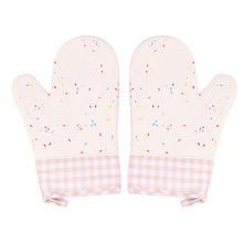 China Anti Scald and Anti Slip Kitchen Gloves With Thickened Cotton Baking Silicone Gloves for sale