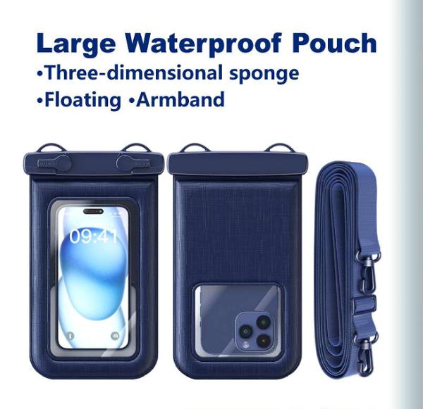 Quality Large Waterproof Phone Pouch with Three-dimensional Sponge for sale