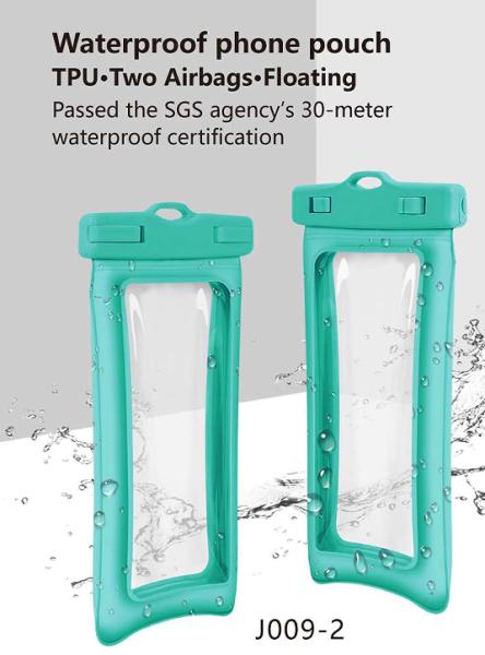 Quality Waterproof Phone Pouch with TPU Two Airbags Floating for sale