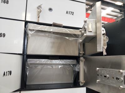 Cina cassetta di sicurezza della Banca di larghezza del piatto d'acciaio 400mm di 0.7mm, scatola di custodia sicura chiudibile a chiave in vendita