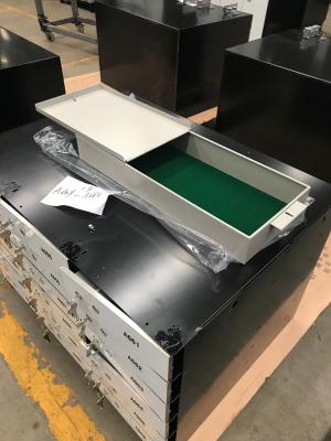 Cina Armadio del deposito di sicurezza della Banca di acciaio inossidabile della stanza della volta con la scatola di stoccaggio di colore rosso in vendita