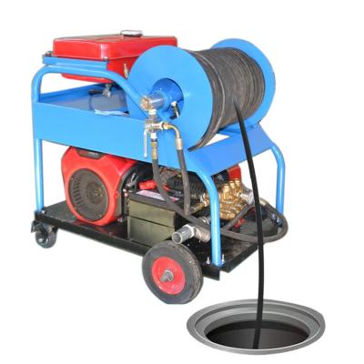 China Sewer Drain Pipe Cleaning Machine 200Bar 50L/min Sewer Drain Cleaning Equipment for sale