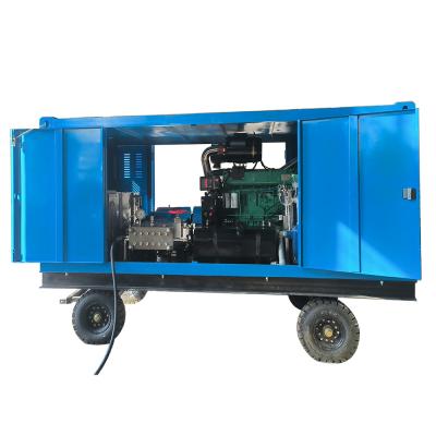China 1500bar Industrial Pipeline Cleaning Equipment Diesel Hydro Jet Machine for sale