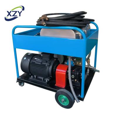 China Rust Paint Remove High Pressure Water Sand Blaster Machine 22L/min 500bar for sale