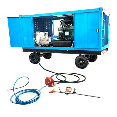 China Heat Exchanger Tube Cleaning Equipment 30L/Min 75KW-345KW For Industrial Pipeline Cleaning Machine for sale