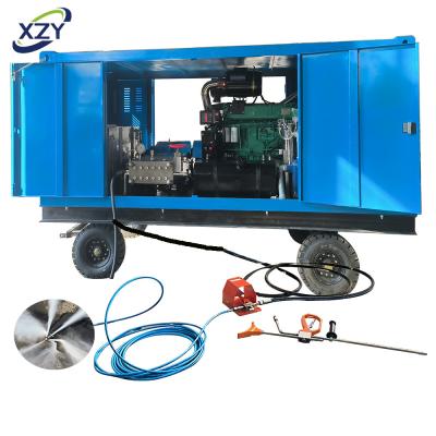 China 1500bar High Pressure Washer Machine Sugar Mill Condenser Tube Cleaning Machine for sale