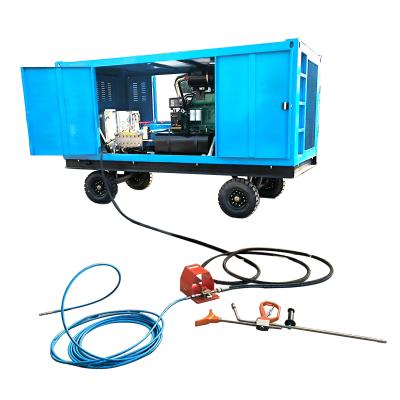 China 30-110l/Min High Pressure Water Blaster 264KW Diesel Engine Hydro Jetting Machine for sale