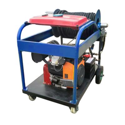 China 200bar Sewer And Drain Cleaning Machines , High Pressure Water Jet Drain Cleaner for sale