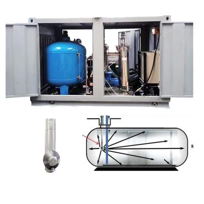 China Automatic Water Jetting Oil Tank Cleaning System High Pressure With 3D Rotary Nozzle for sale