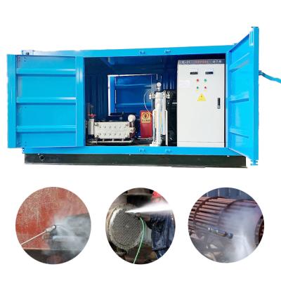 China High Pressure Cleaner Machine , Industrial Water Jet Cleaning Machine 380V 440V Battery Electric Start for sale