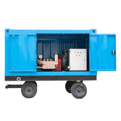 China High Pressure Water Jet Blasting Machine 30-85L/min Water Jet Machine For Cleaning for sale