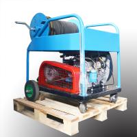 Quality 50L/min Jet Sewer Cleaning Machine 25HP Diesel Driven Sewer Drain Pipe Cleaning for sale
