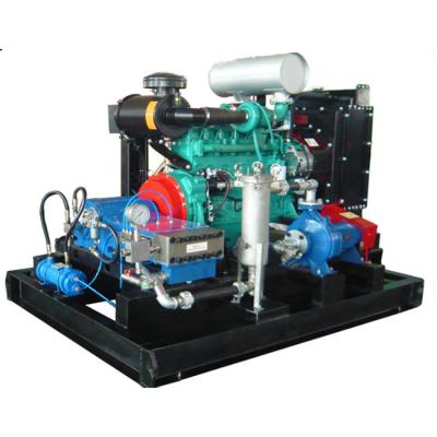 China Diesel Driven Oilfield Pipeline Pressure Test Pump 15-480l/min High Pressure Plunger Pump for sale