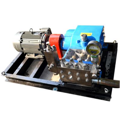 China Three Plunger High Pressure Test Pump Pipe Valve For Ship Repair Cleaning for sale