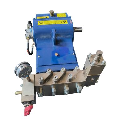China 90-500bar Ultra High Pressure Jet Water Pump Triplex Water Blaster Pump for sale