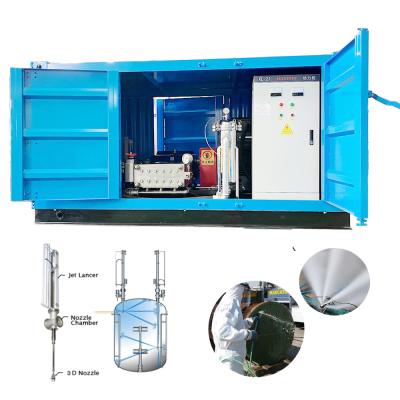China High Pressure Water Jet Reactor Cleaning Equipment 1000bar 80L/Min Electric Fully Automatic for sale
