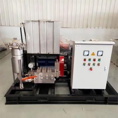 China 550bar 8000PSI Electric High Pressure Water Jet Blaster Machine with 55kw Motor for Pipe Tube Tank Cleaning Equipment for sale