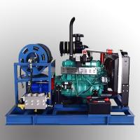 China High Pressure Sewer Jetting Machine 130bar 160L/min Diesel Engine Pipe Cleaner for sale