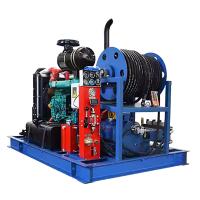 China Diesel High Pressure Sewer Jetter 130bar 160L/min Drain Cleaning Machine for sale