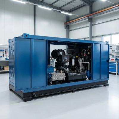 China 1500 Bar 60 L/min Diesel Driven High Pressure Water Jet Cleaning Machine for Industrial Applications for sale