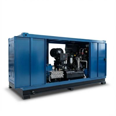China 1500 Bar Industrial Water Jet Cleaning Machine with 264 kW Diesel Engine and 60 L/min Water Flow for sale