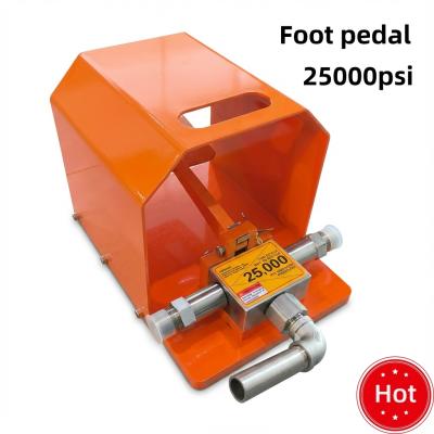 China 1500bar Foot Control Valve with Hands-Free Operation and Stainless Steel Construction for High Pressure Water Jetting for sale