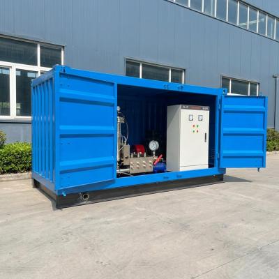 China 500bar 85LPM Electric Motor Driven High Pressure Water Jet Cleaning Equipment for Industrial Use for sale