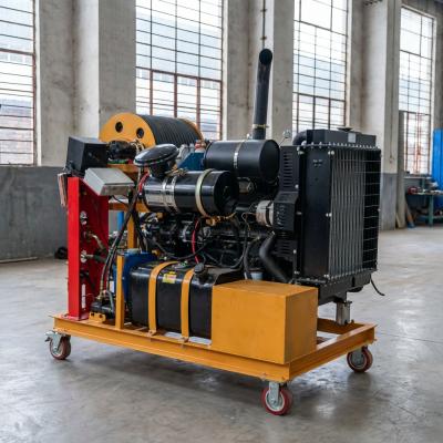China 200bar 24/7 Continuous Duty Jet Sewer Cleaning Machine 41kw Electric Motor 85L/min Uninterrupted Drain Pipe Cleaner for sale
