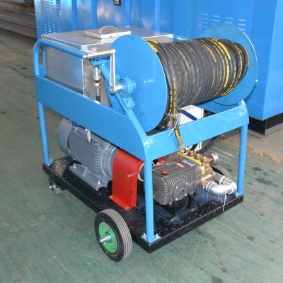 China 180bar 50L/min 15kw Electric Portable Jet Sewer Cleaning Machine for Small Drain Unclogging for sale