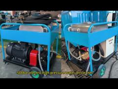 500bar 7250psi Electric 22kw High Pressure Cold Water Jet Cleaner Machine Cement Remove Rust Paint Remove Machine